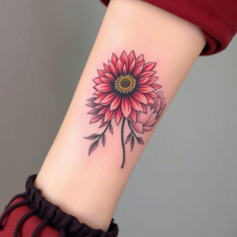 November Birth Flower Tattoos: Celebrate Your Month