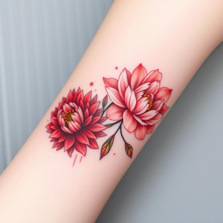 November Birth Flower Tattoos: Celebrate Your Month