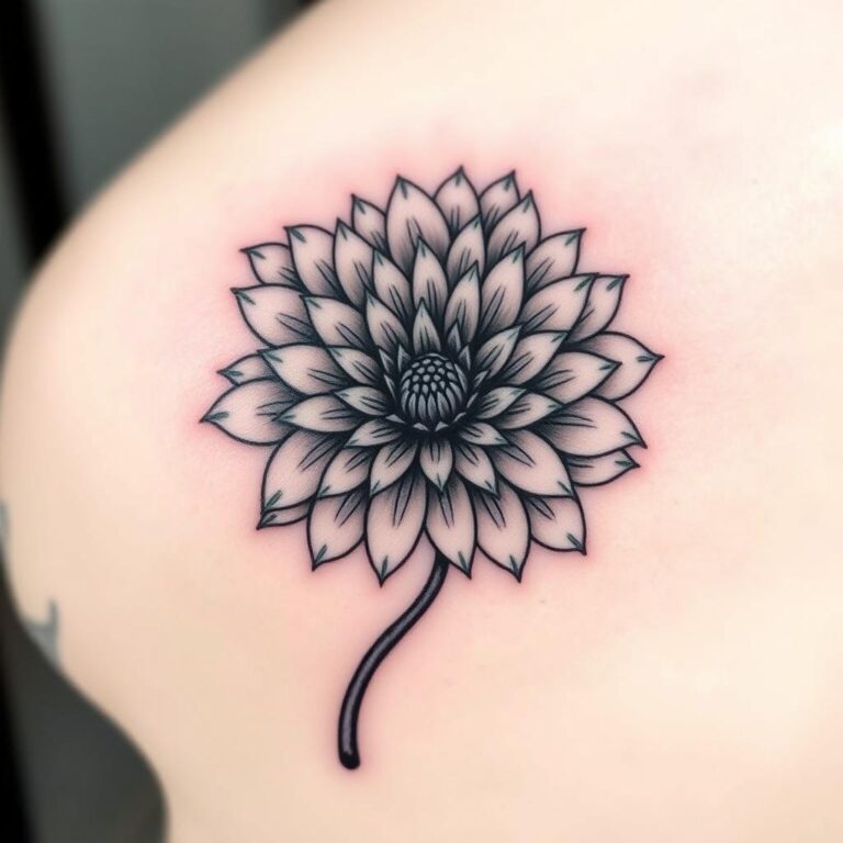 November Birth Flower Tattoos: Celebrate Your Month