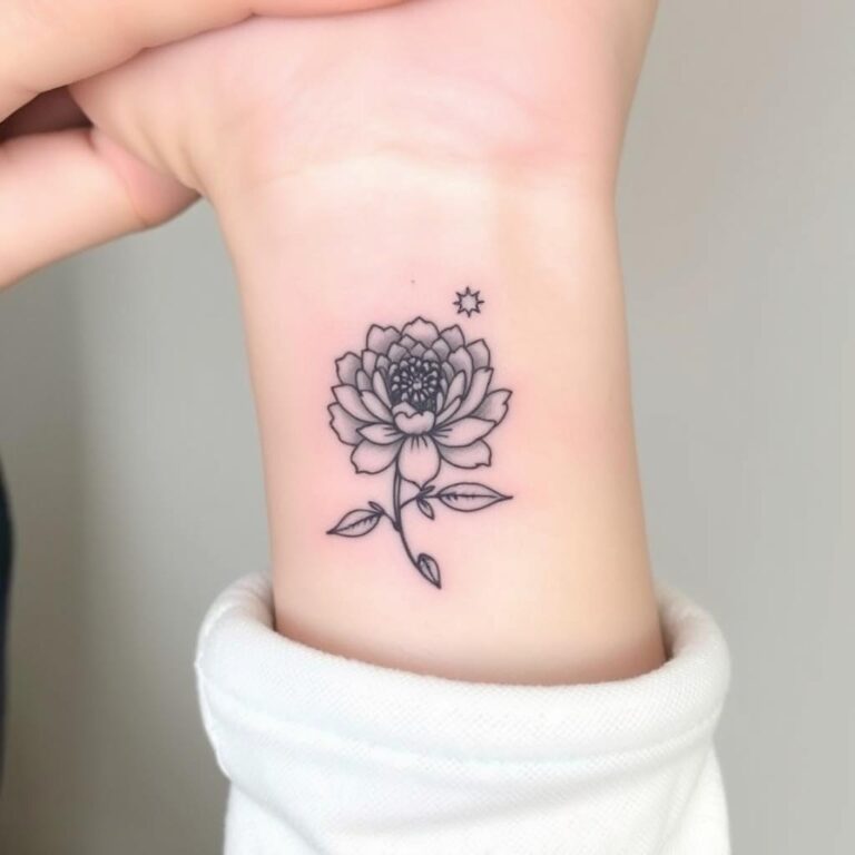November Birth Flower Tattoos: Celebrate Your Month