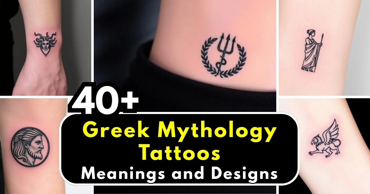 Greek Mythology Tattoos: Meanings and Designs