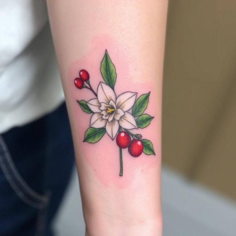 Top December Birth Flower Tattoos for Inspiration