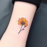 Stunning October Birth Flower Tattoos