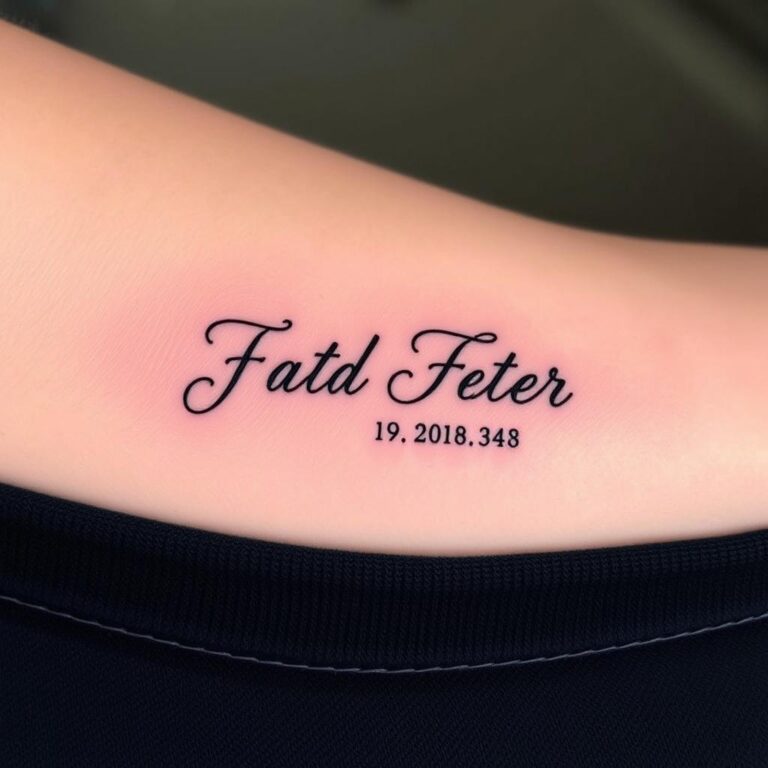 Memorial Tattoos for Dad: Heartfelt Ideas to Celebrate His Memory